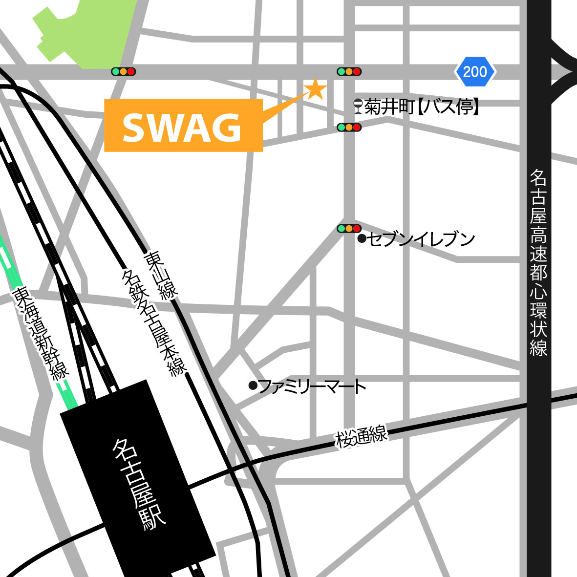 アクセスマップ - SWAG